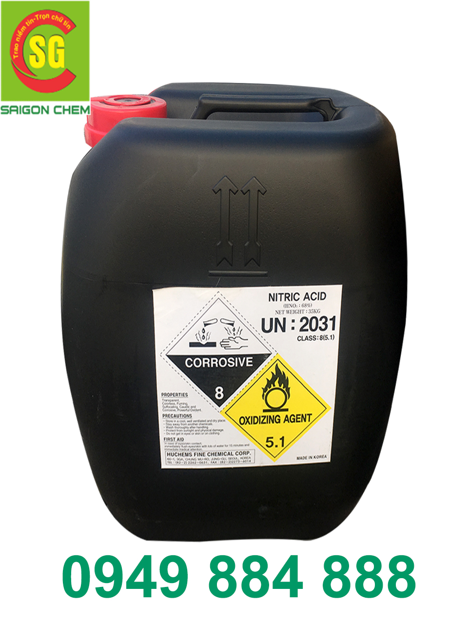 SỬ DỤNG HNO3 TRONG PHÒNG THÍ NGHIỆM