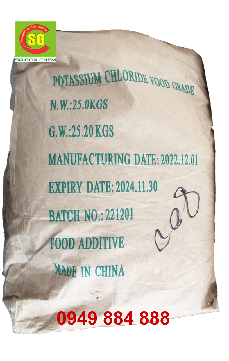 Ứng dụng của Potassium Chloride (KCl) trong sản xuất phân bón